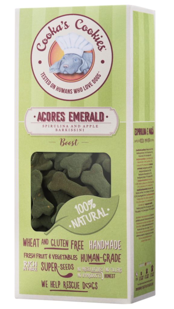 Acores Emerald - A super snack for dogs by Cooka's Cookies