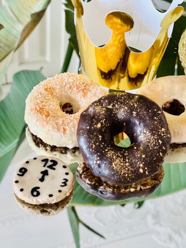 Golden donuts - meaty pupcakes for dogs Cooka's Cookies