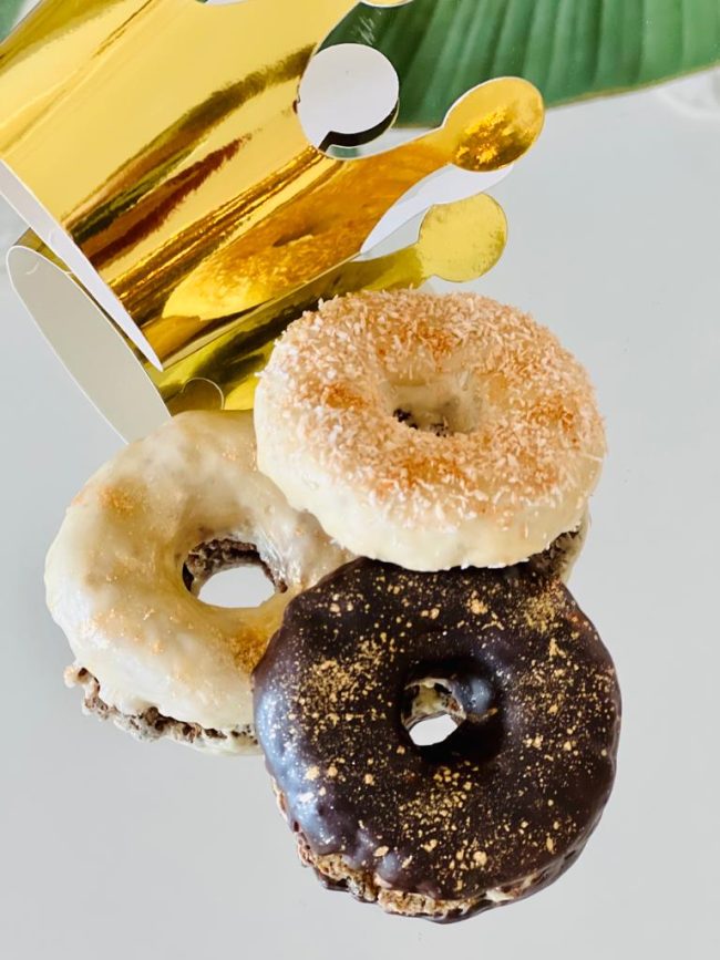 Golden donuts - meaty pupcakes for dogs Cooka's Cookies