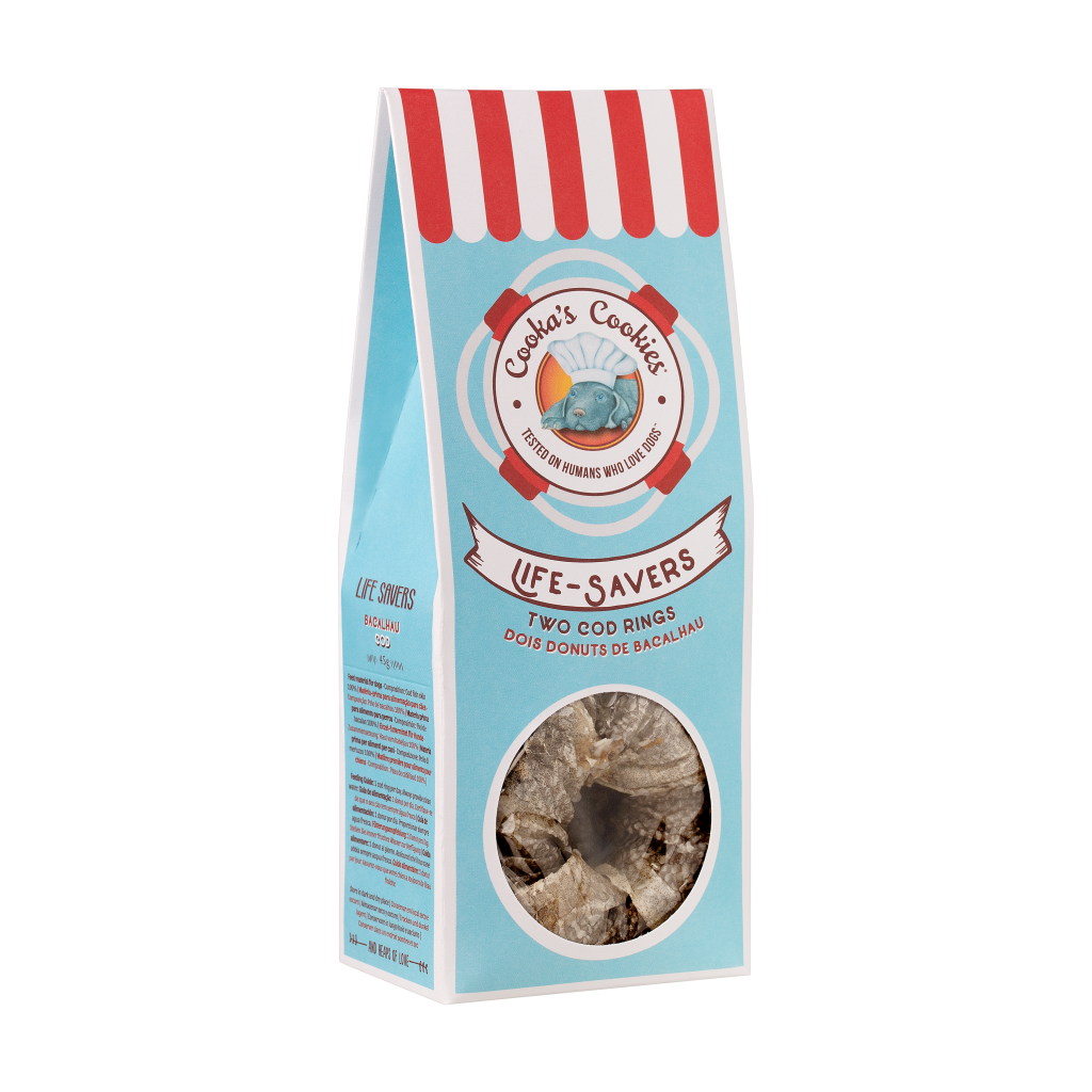 Healthy chewy life-savers for dogs by Cooka's Cookies Cooka's Cookies